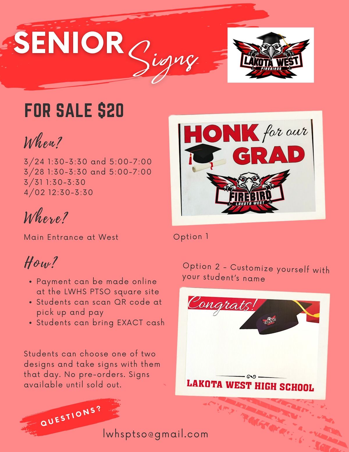 Class of 2025 - Senior Yard Signs | News & Announcements Details Page