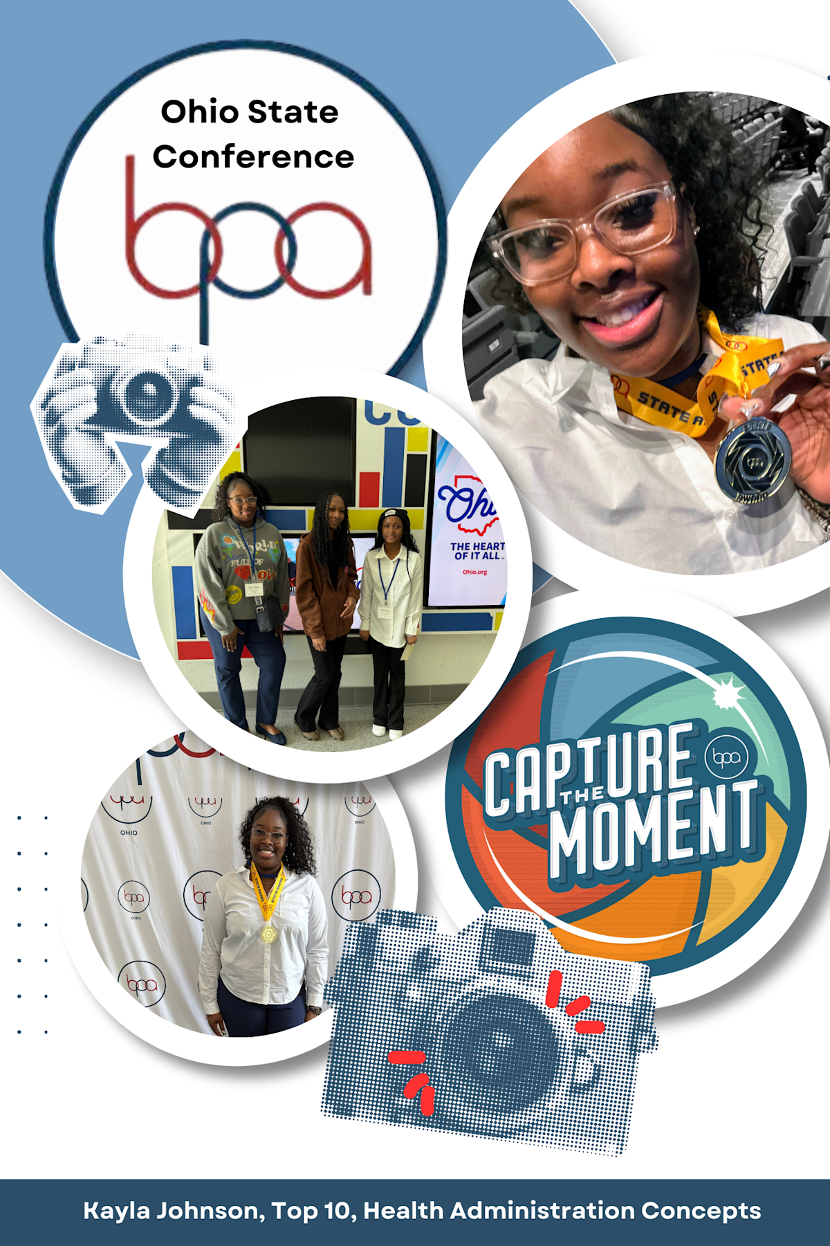Kayla Johnson Earns Top 10 Spot at BPA Conference | News Detail