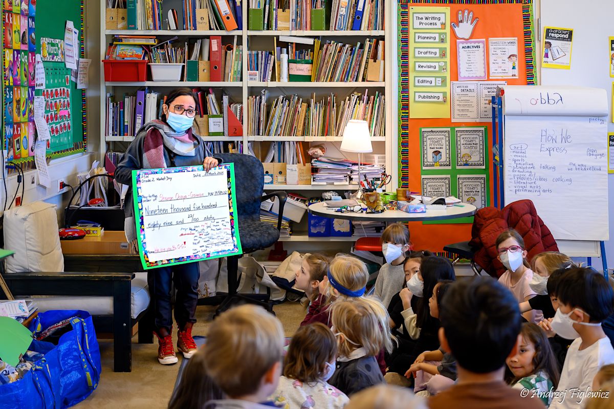 Grade 2 Students Raise 20K PLN for a Beloved Teacher | News Post