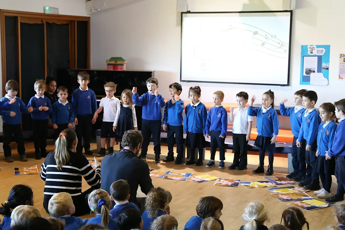 Reception Classes perform their Celebration of Learning for parent ...