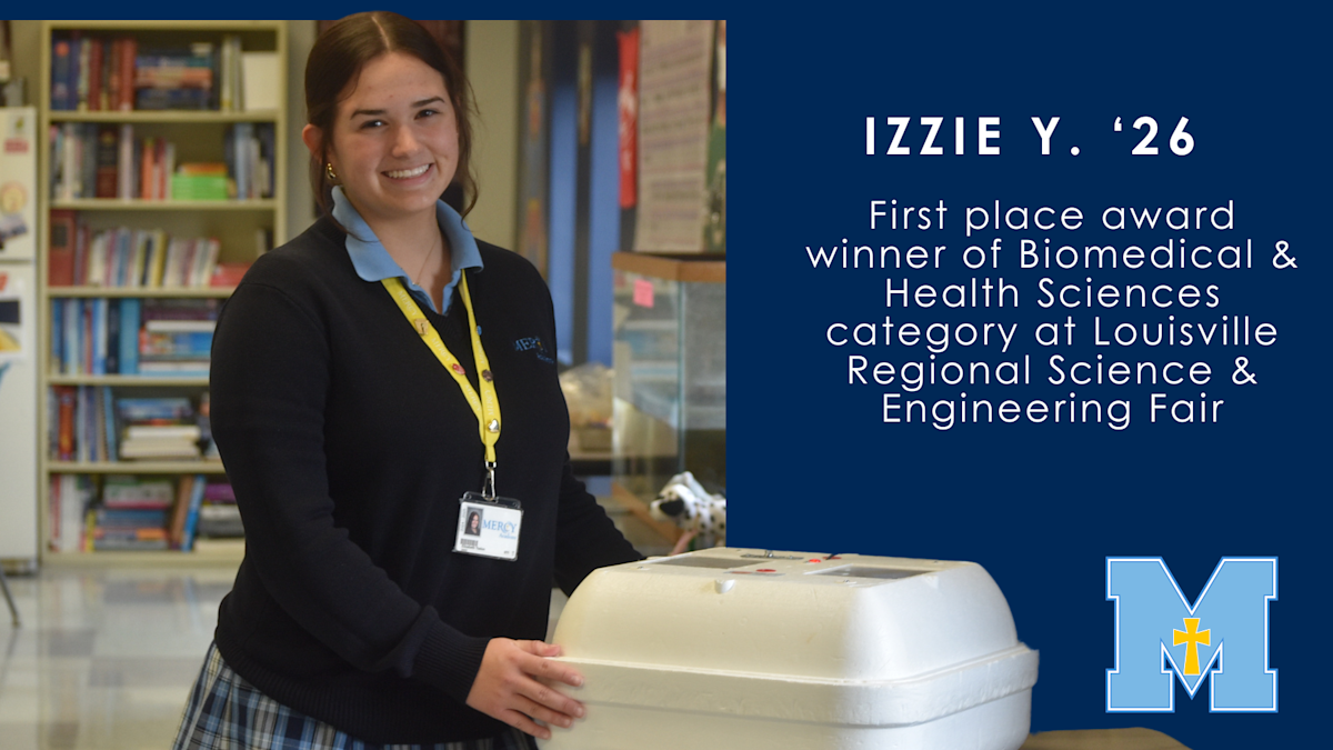 Mercy Academy student wins first place recognition at Louisville ...