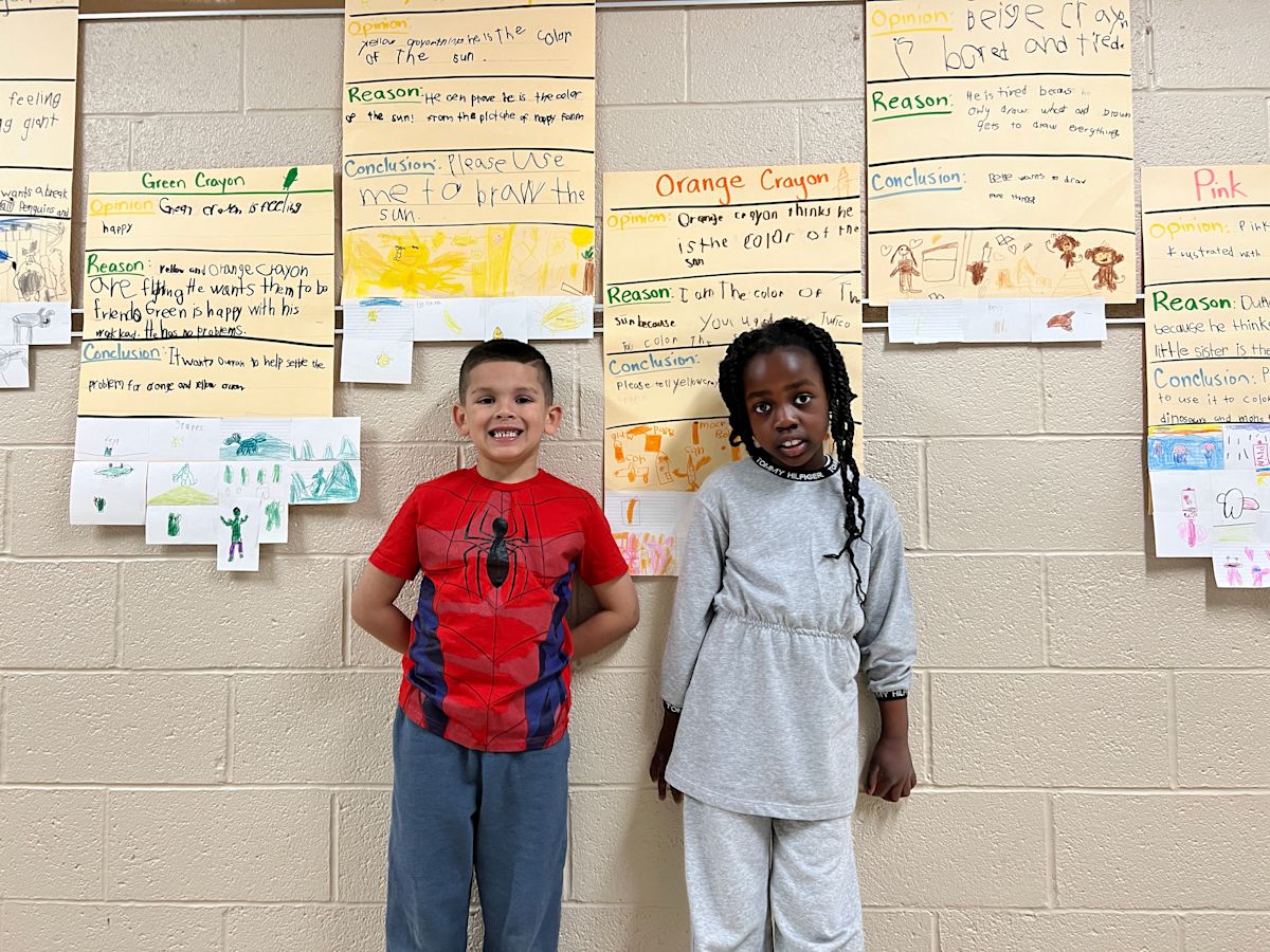 Little Britain first graders color the world with compassion | News Story