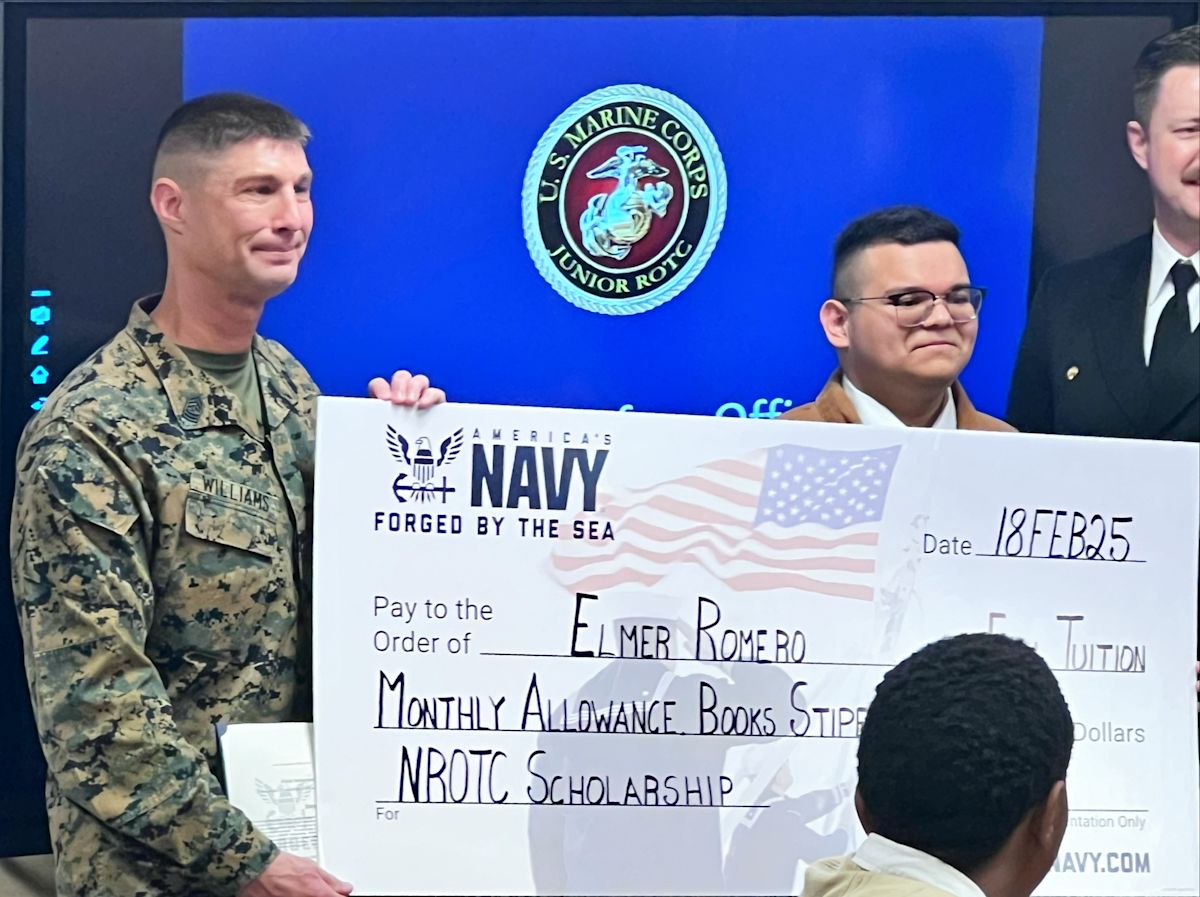 ILTexas Cadet Elmer Romero Earns Prestigious NROTC Scholarship from the U.S. Marine Corps | News
