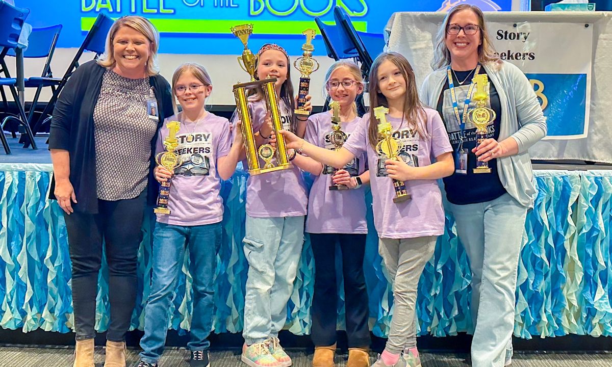 Heritage Elementary Wins Battle of the Books | InFocus Awards Template