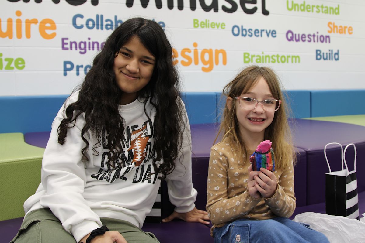 Monster Exchange takes place in the makerspace at Chester Elementary ...