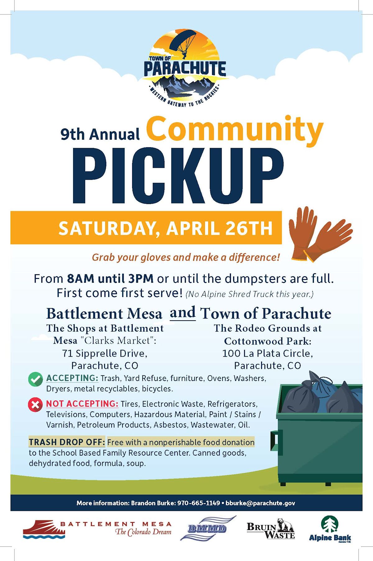 9th Annual Community Pickup | News Information