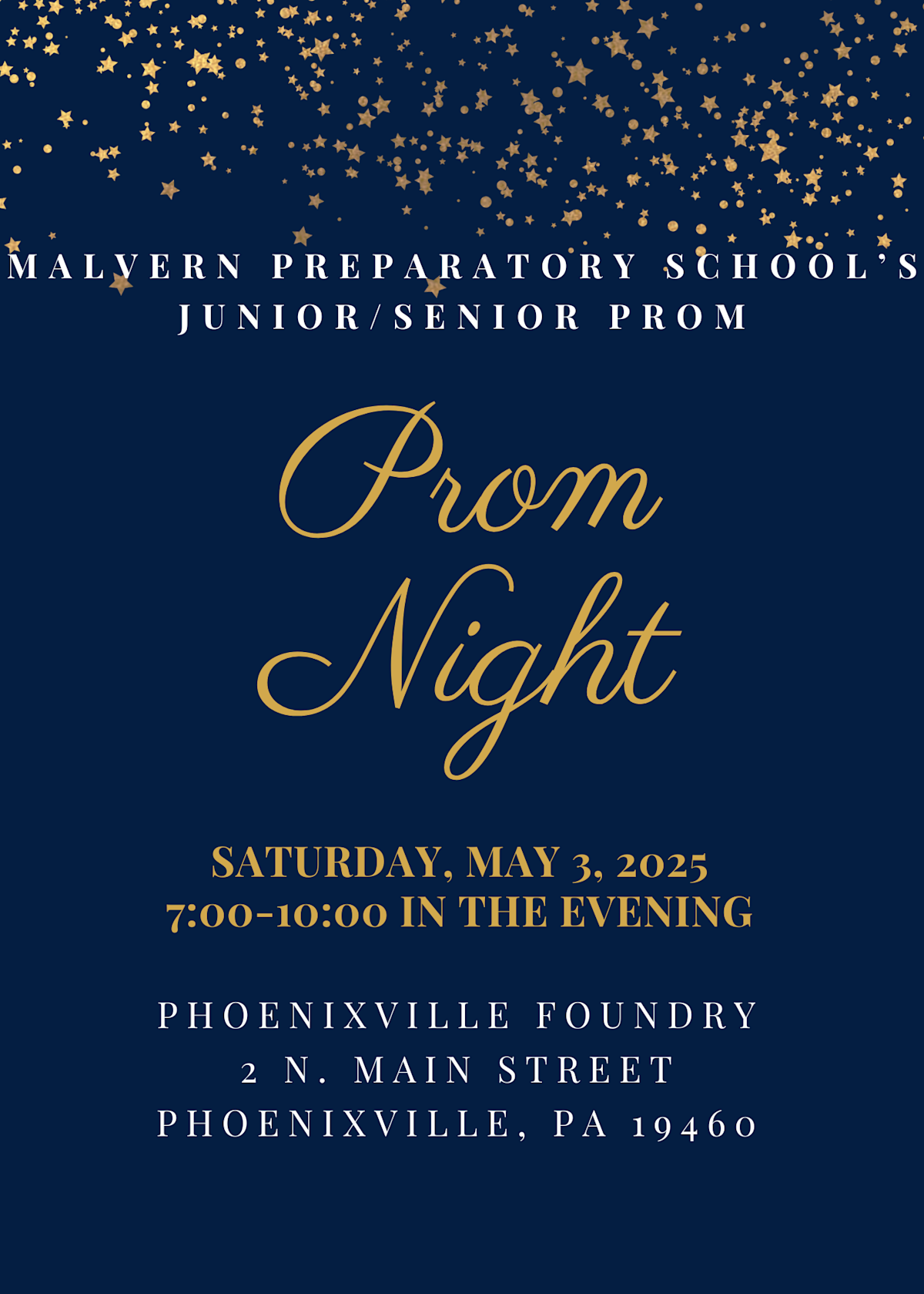 Junior/Senior Prom - May 3 | Post Details Page