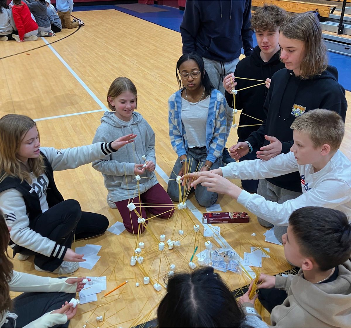 Middle Schoolers Rise to the Challenge in Silent Tower-Building ...