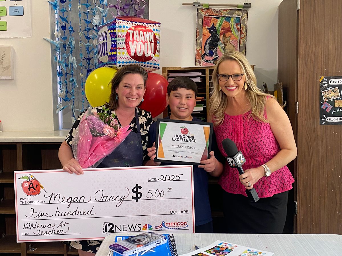 12 News A+ Teacher - Mrs. Tracy - Madison Meadows Middle School ...