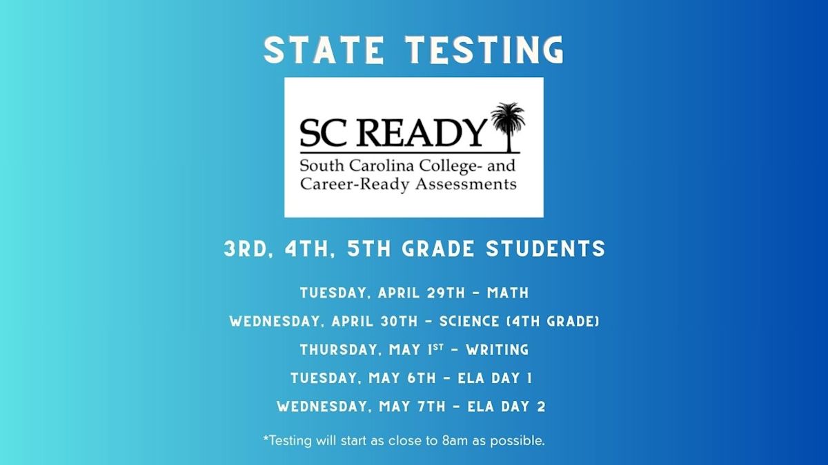 2025 SC Ready Testing | Details