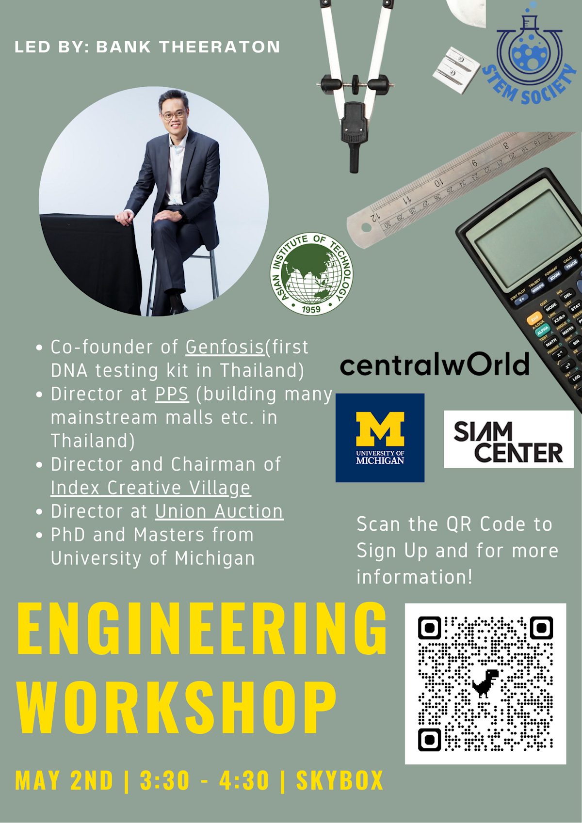 Engineering Workshop for Parents & High School Students - May 2nd | All ...