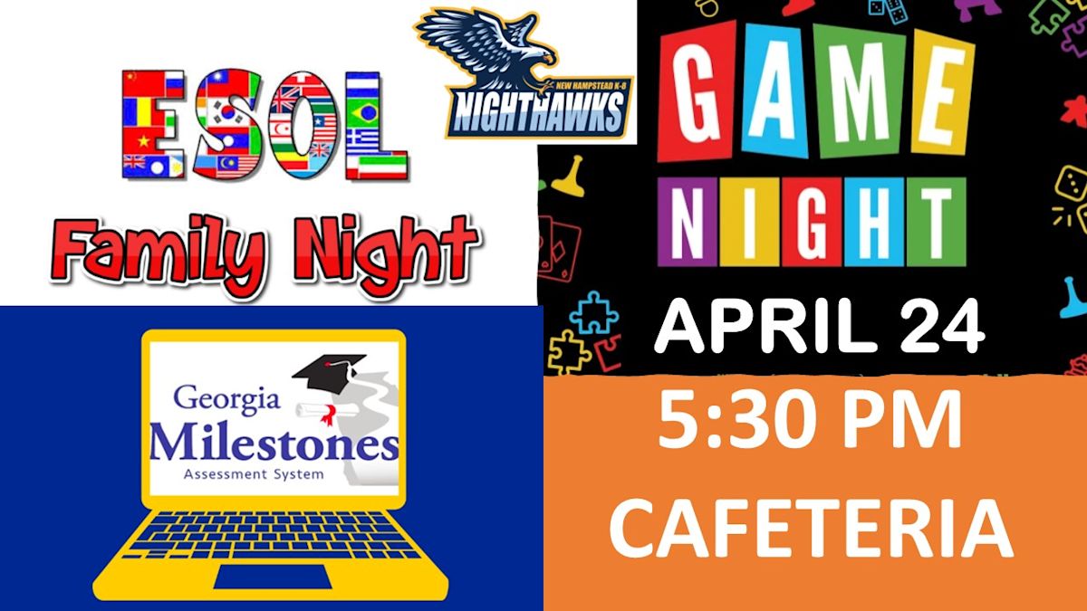 NHK8 ESOL GMAS Family Game Night on April 24, 2025 | News Landing Page