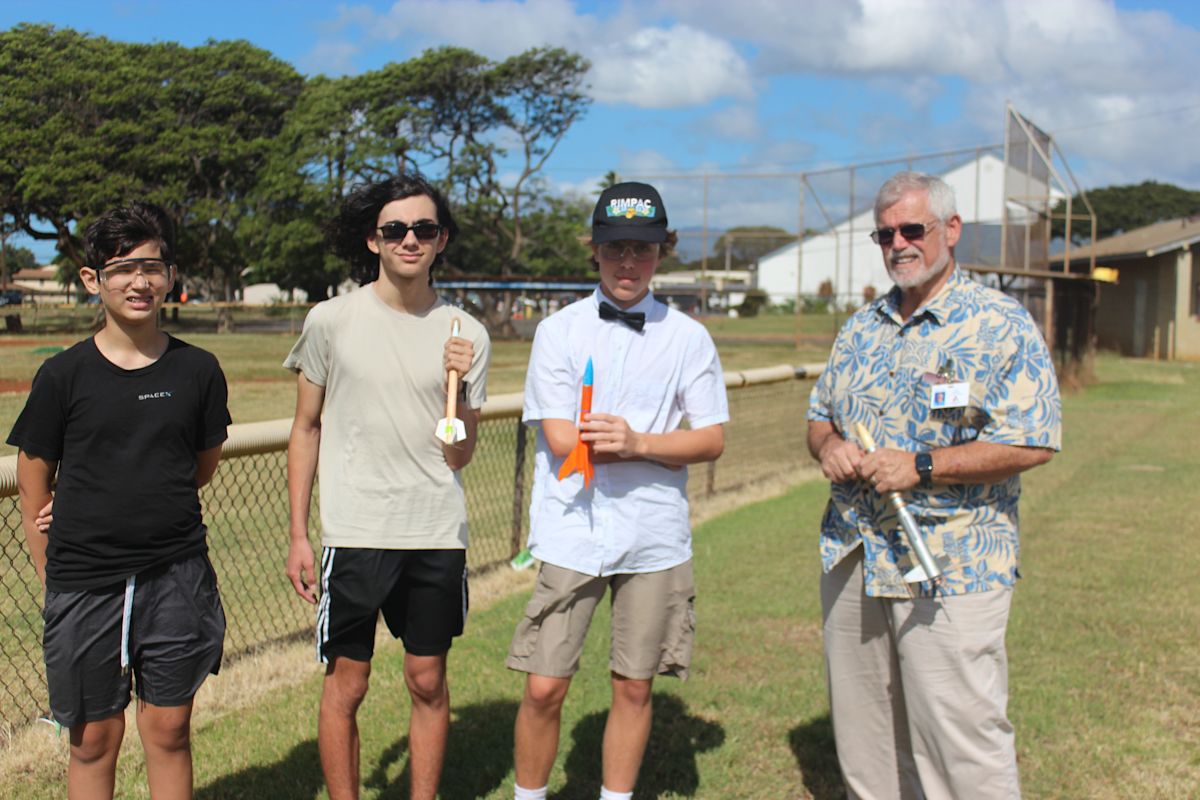 High School Students Lead Rocketry Project and Launch Day at K-8 campus ...