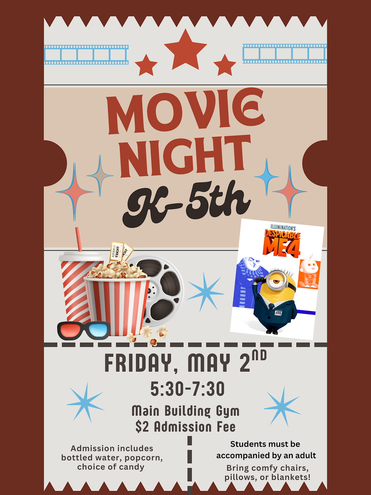 Lower School and Intermediate Movie Night! | News Details