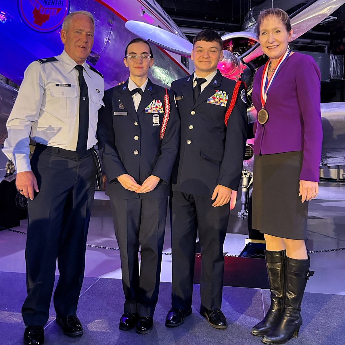AFJROTC Cadets meet Legend | News Details