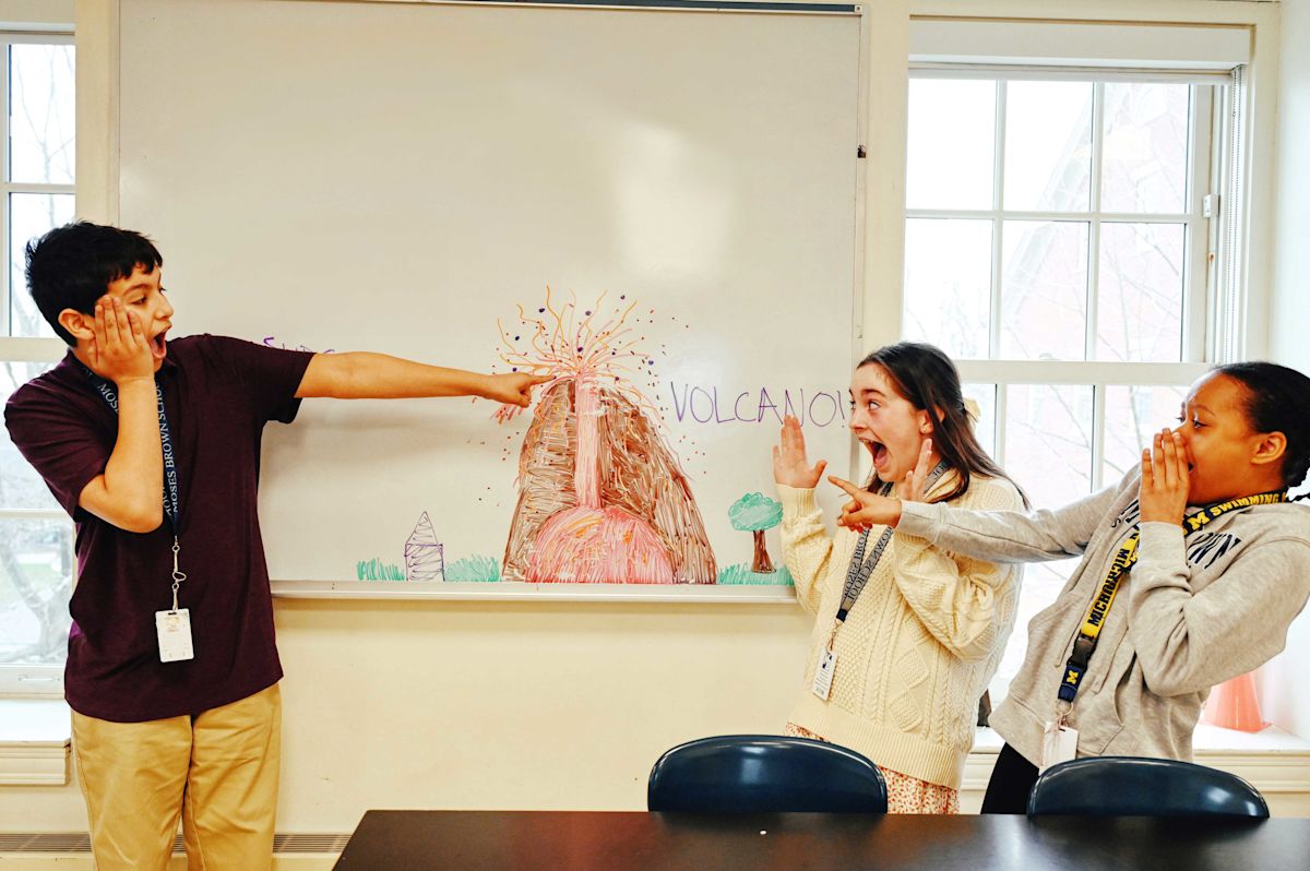 Sixth Grade’s Explosive Volcano Project | News Details