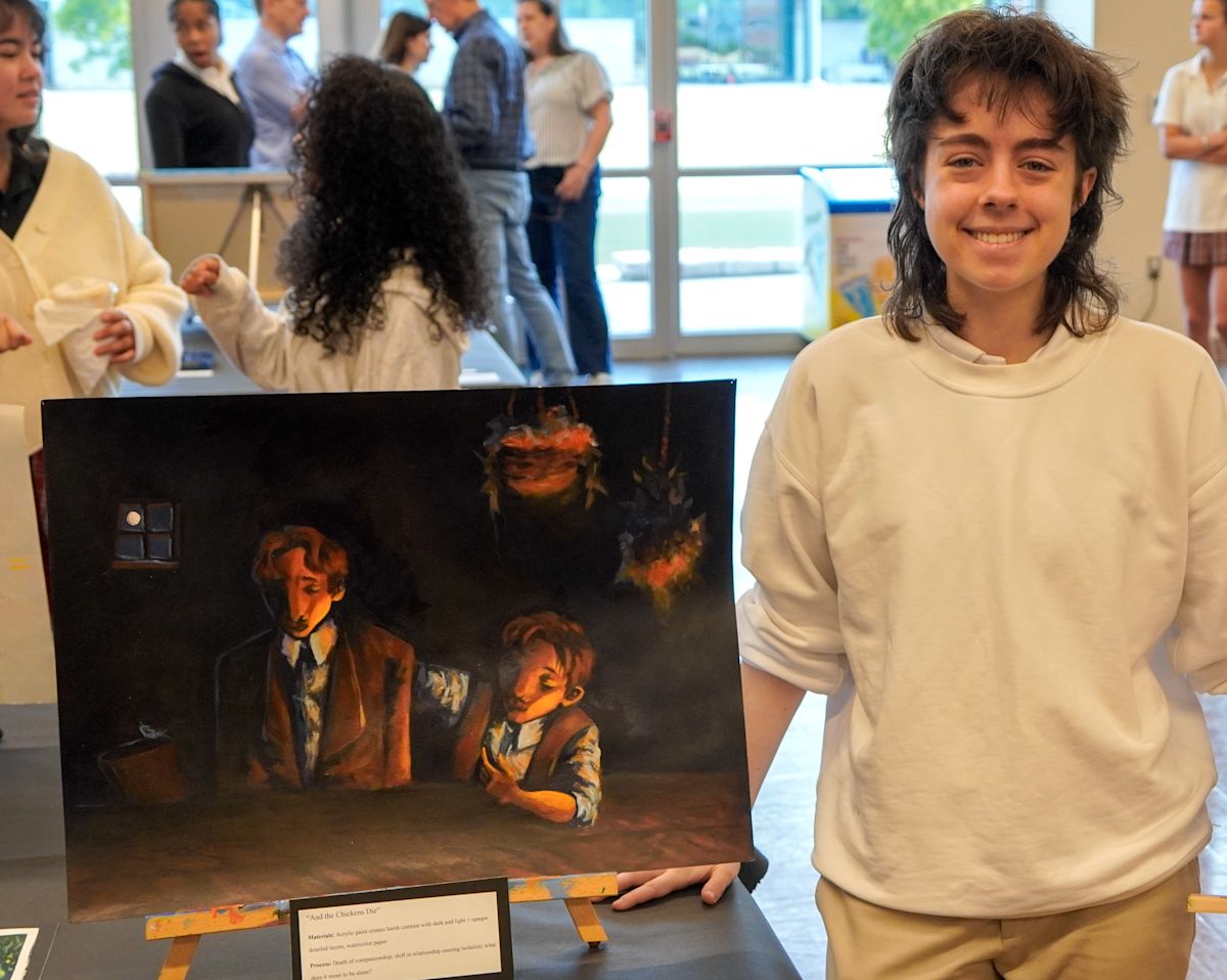 AP Art Students Present Portfolios at End-of-Year Breakfast | News ...