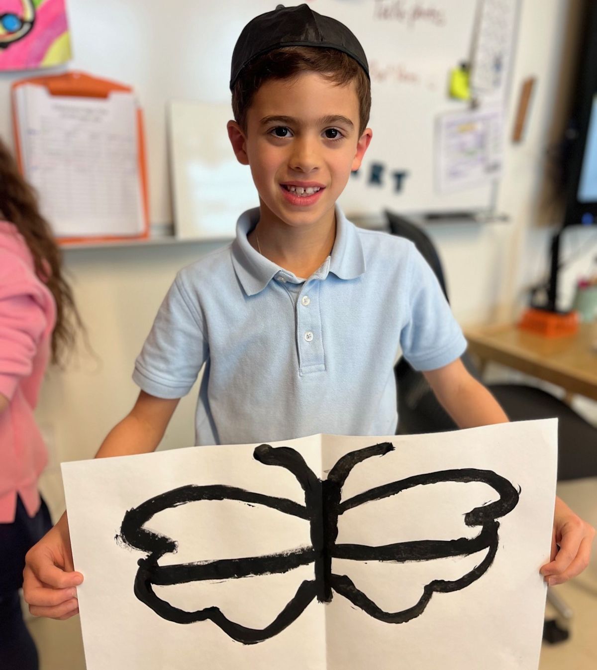 Second Graders Learn about Butterflies and Symmetry to Design Wings ...