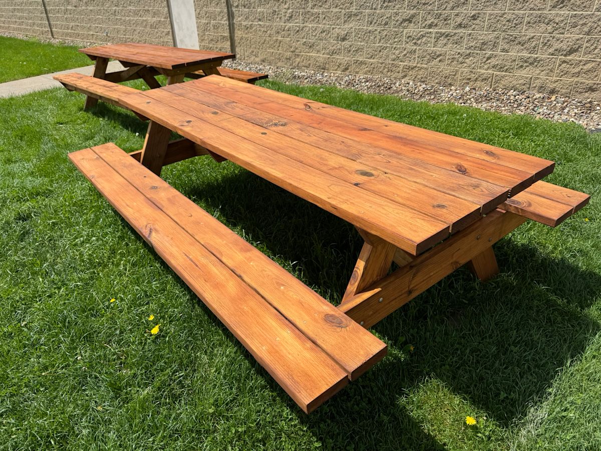 West Branch Construction Class Selling Picnic Tables | Post Detail