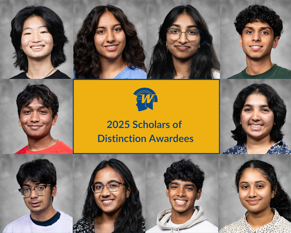 10 WHS Students Earn Prestigious Statewide 2025 Scholars of Distinction ...