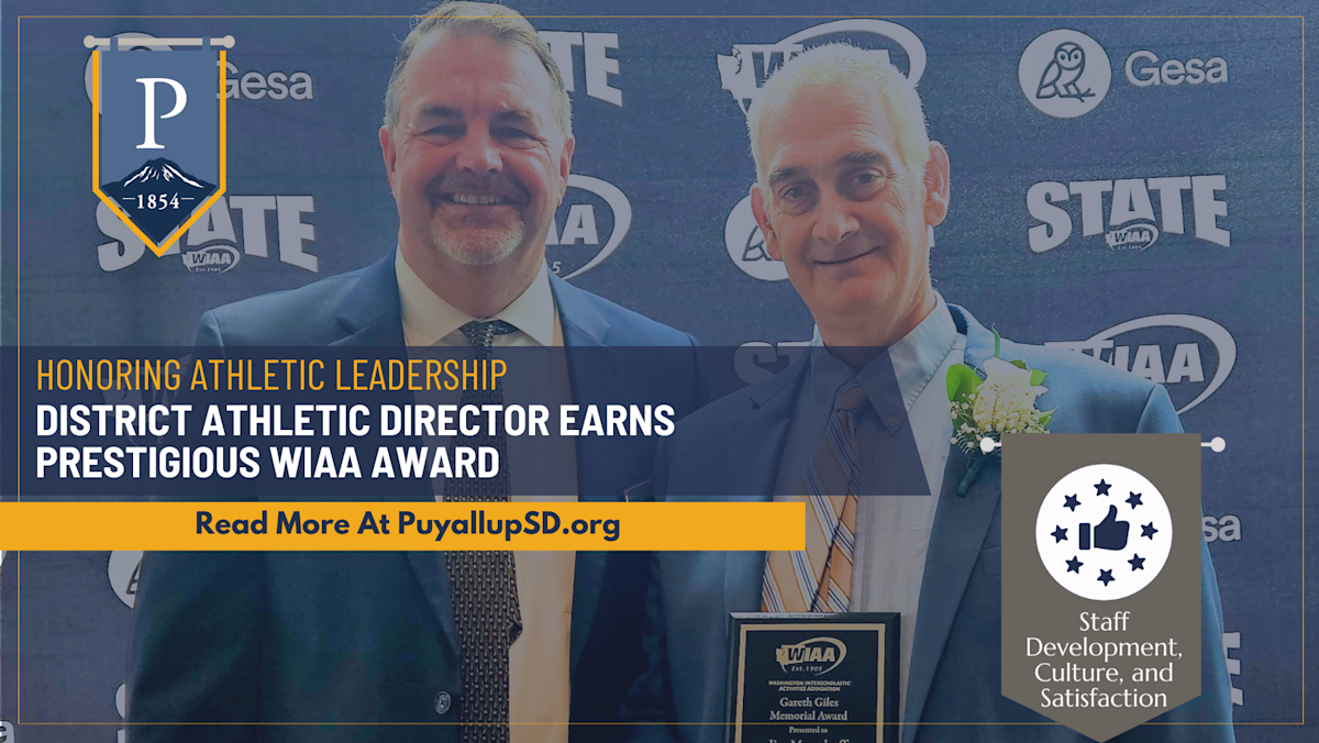 District Athletic Director Earns Prestigious WIAA Award | PSD News