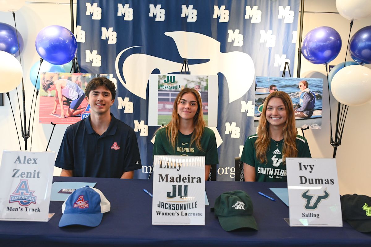 MB Celebrates Three Seniors at Spring NLI Signing | News Details