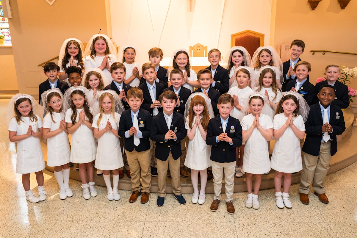 The Class of 2031 Celebrates Their First Holy Communion | News Details