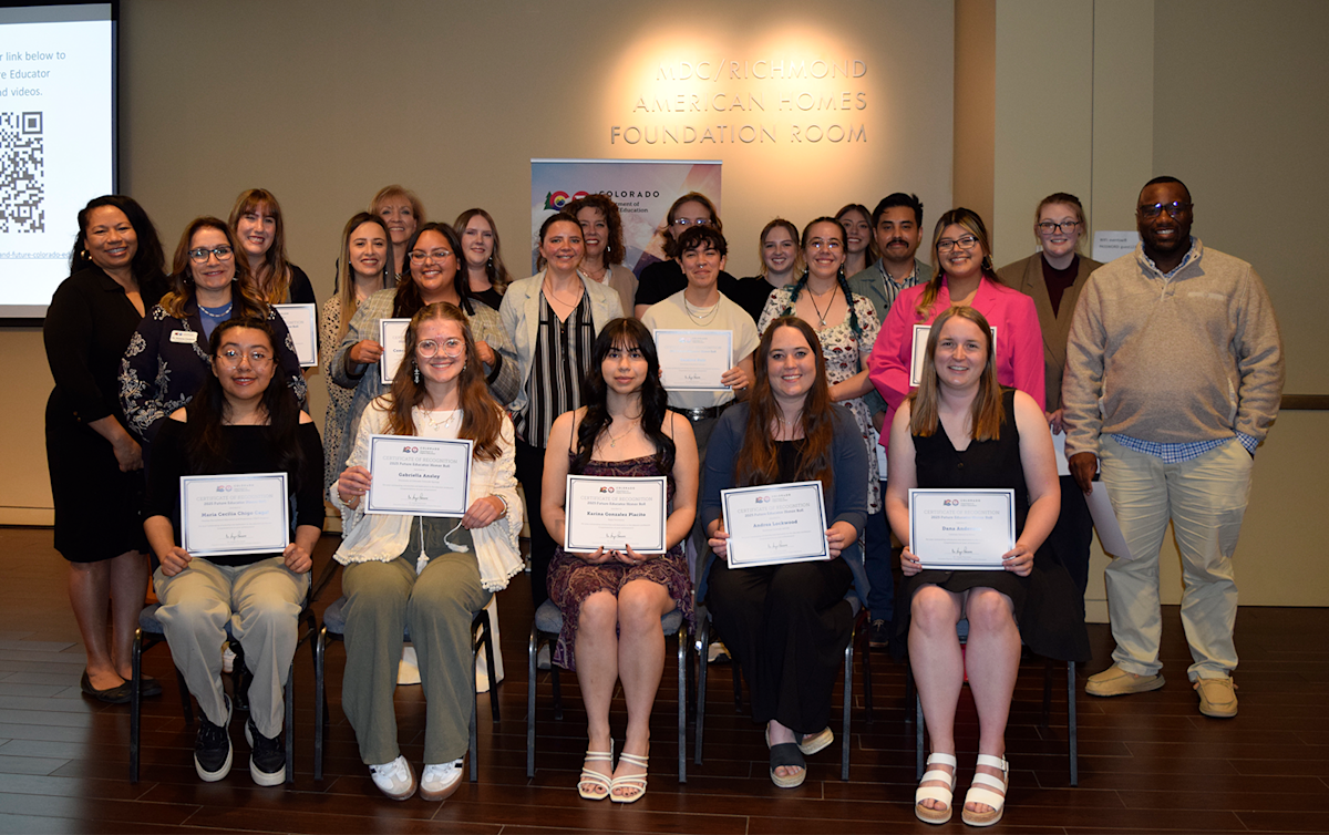 Future Educators recognized at special CDE event | News Details