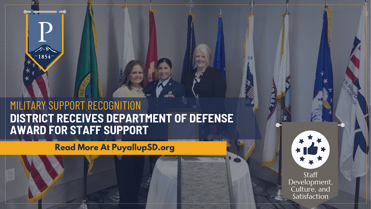 District Receives Department of Defense Award for Staff Support | News ...