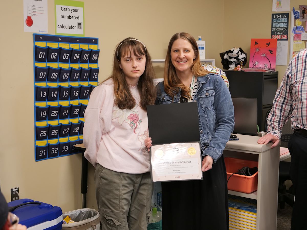 Student nationally recognized for remarkable math growth | MMS News Details