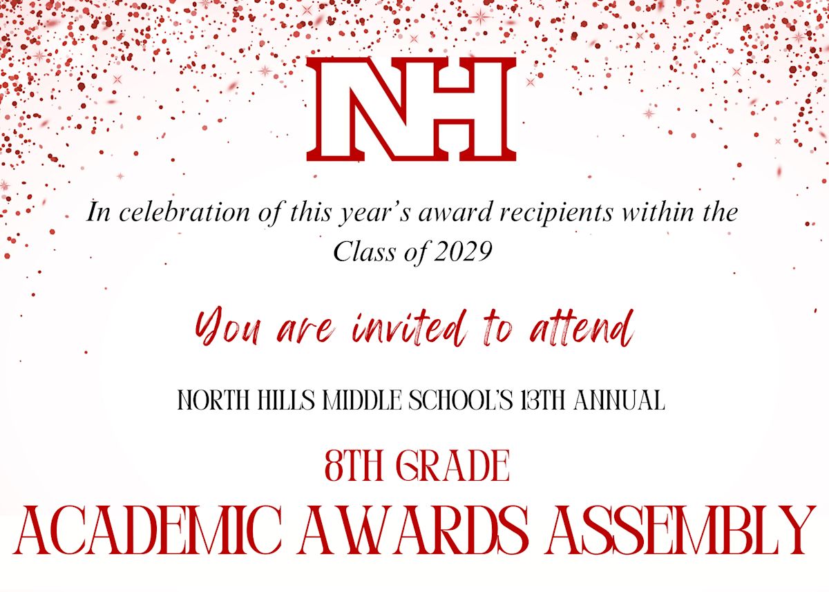 NHMS hosting annual 8th Grade Academic Awards Assembly May 29 | Details