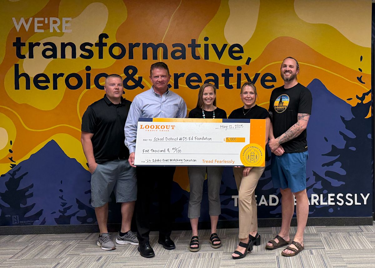 With Matching Gift from Lookout Credit Union, SD25 Education Foundation ...