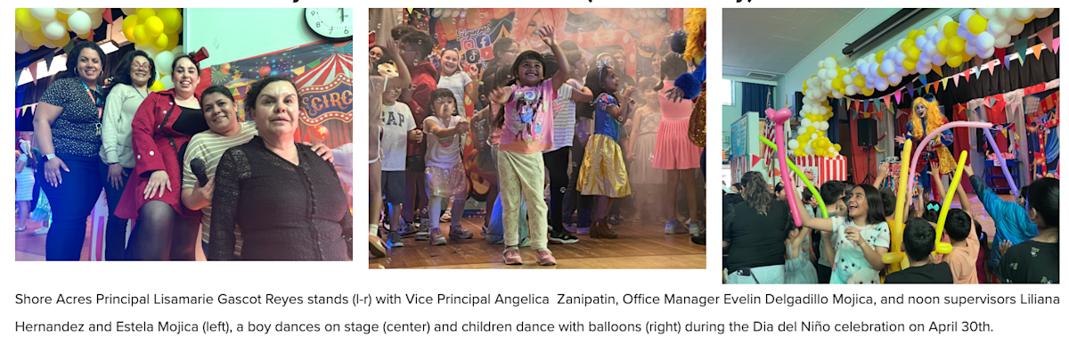 Shore Acres Elementary celebrated “Dia del Niño” (Children’s Day) with ...