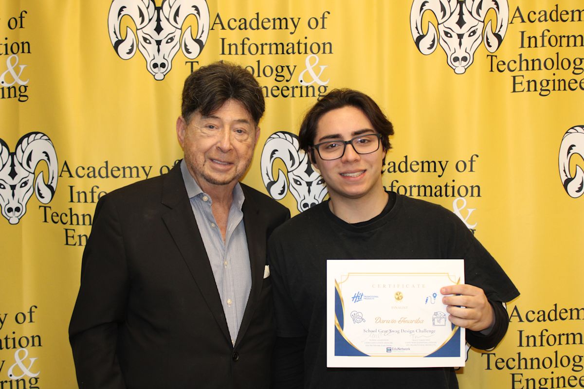 AITE Student, Darwin Anariba, was honored as a Finalist in the School ...