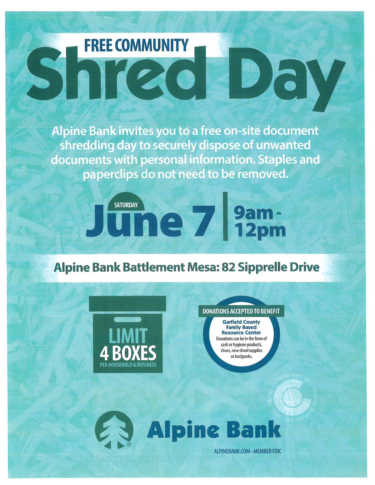 Free Shred Day! | News Information