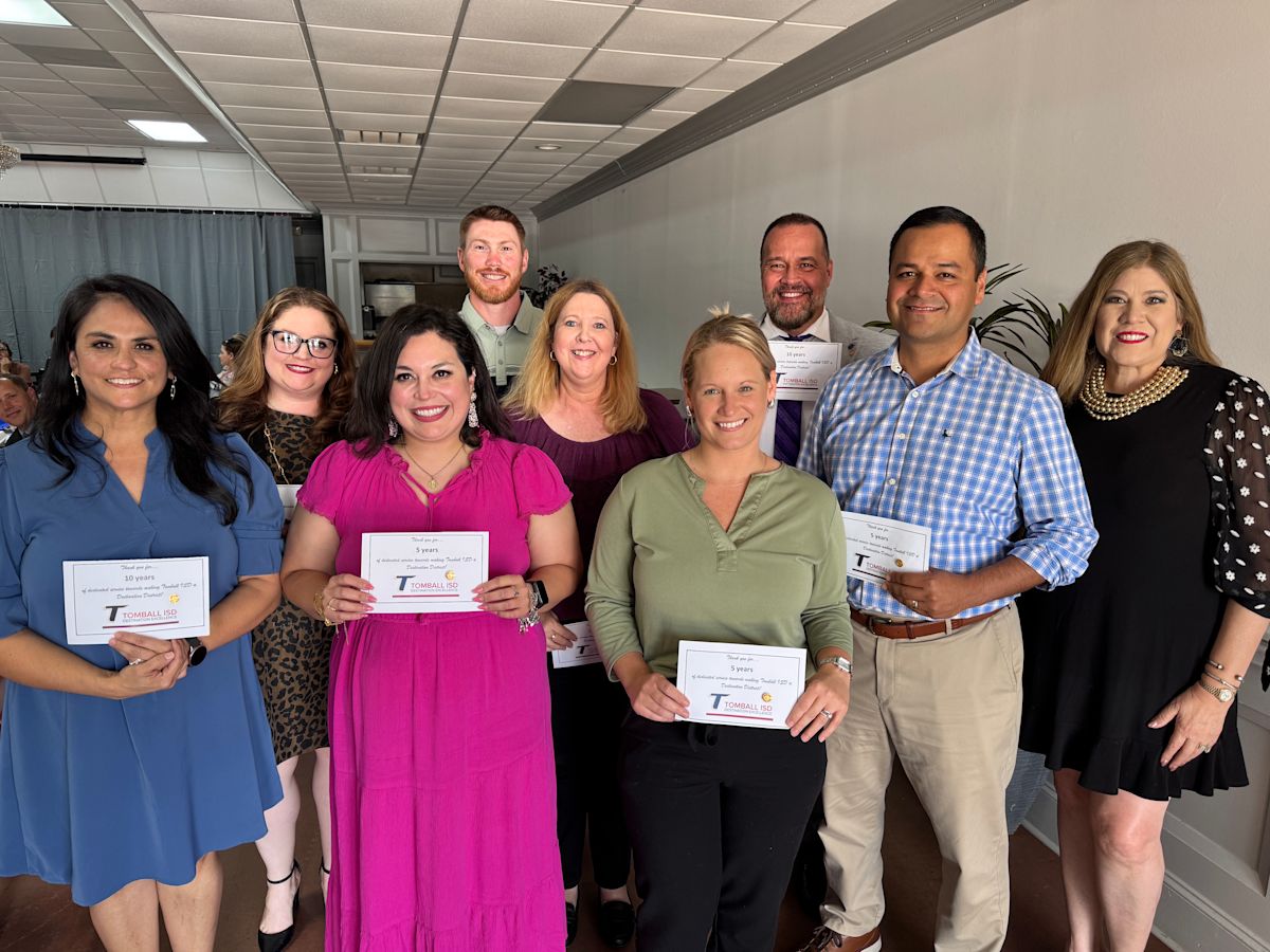 Tomball ISD Recognizes Central Office Staff During 2025 Service Pin ...