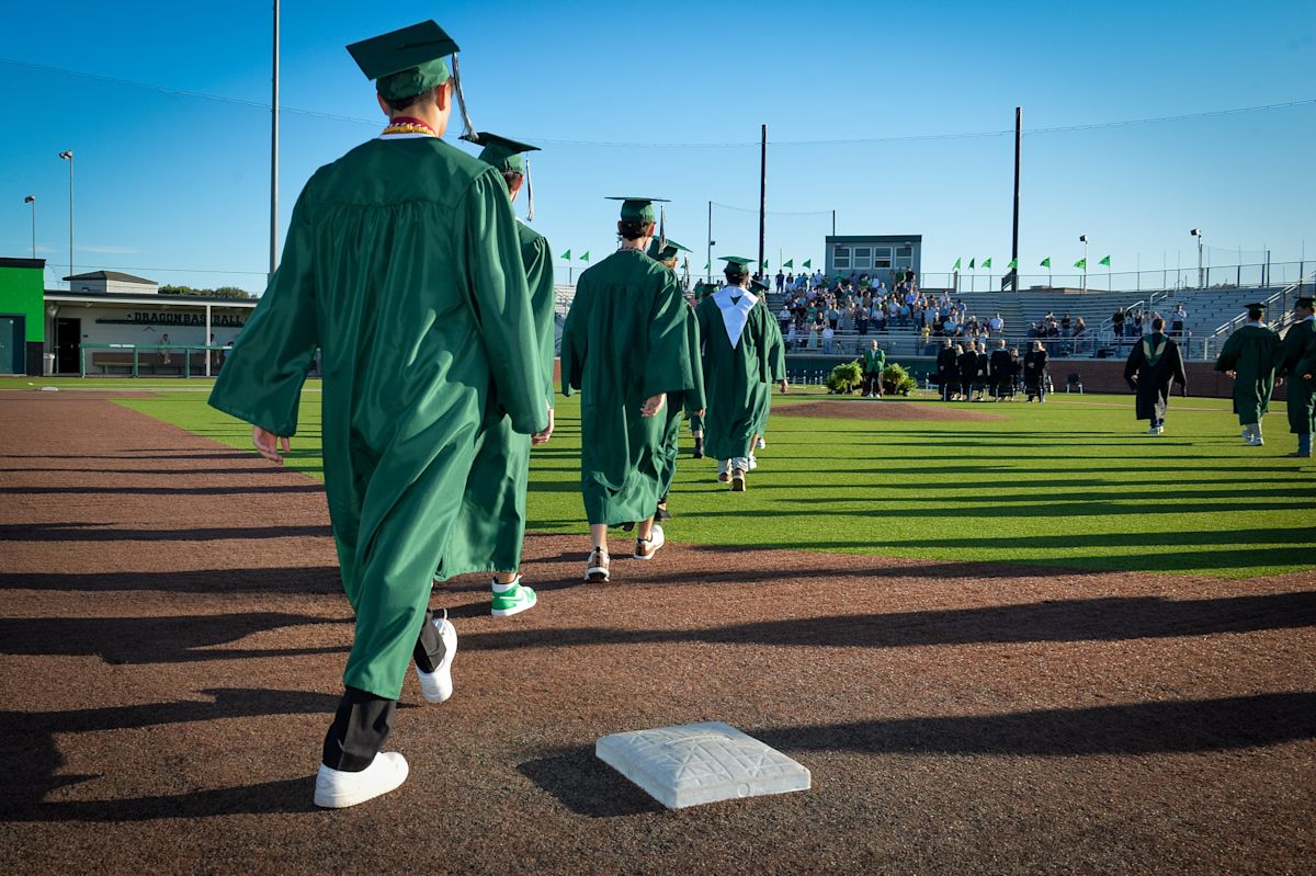 Carroll Baseball Team Celebrates Early Graduation on the Field | News ...