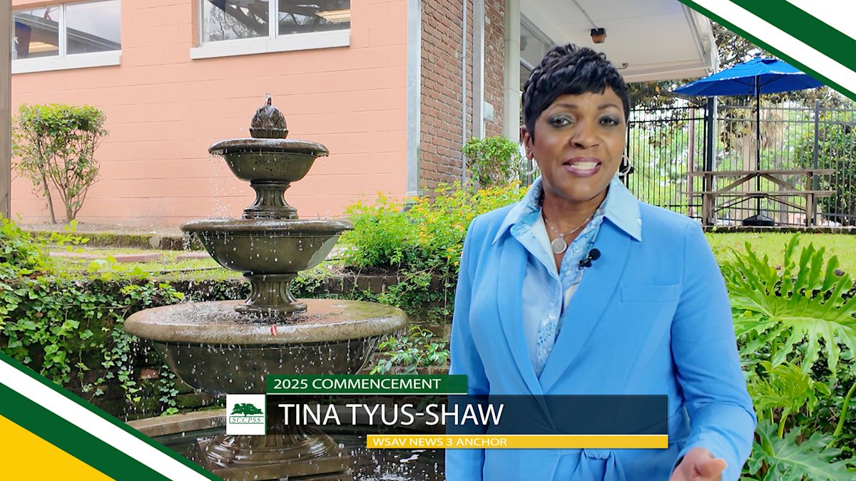 2025 Commencement Message - Tina Tyus-Shaw, WSAV News 3 Anchor | News ...