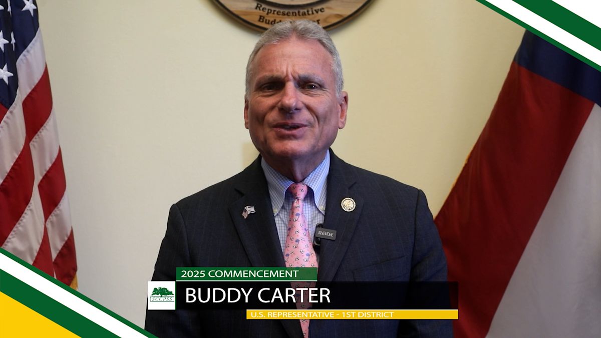 2025 Commencement Message - Buddy Carter, U.S. Representative - 1st ...