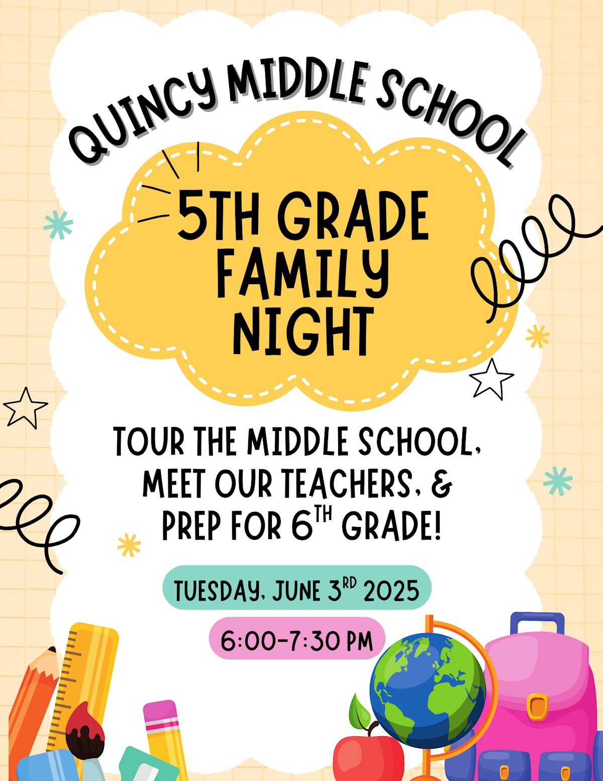5th Grade Family Night at QMS | News Details