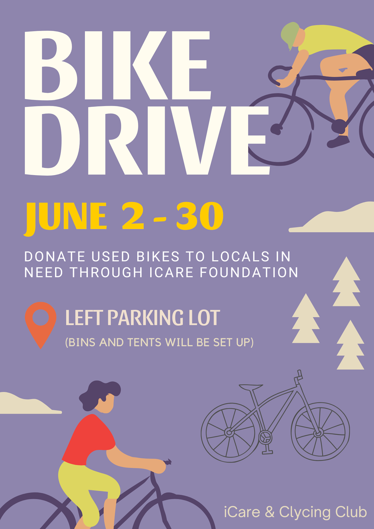 iCare Bike Drive | All School News single