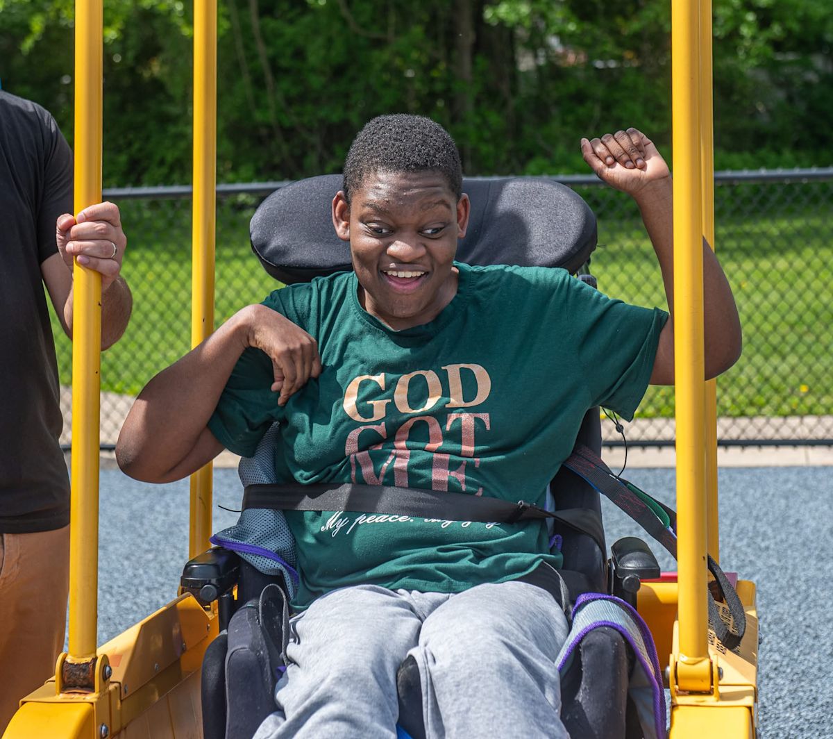 Our Students Soaking up the Sunshine on the Liberty Swing! | Post ...