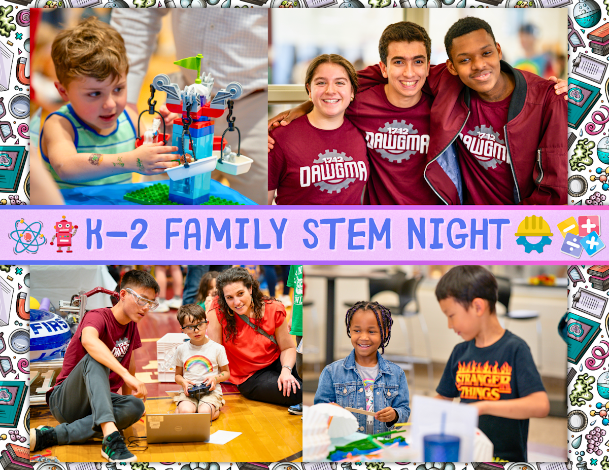 Hundreds Gather for District's "K-2 Family STEM Night" | Article