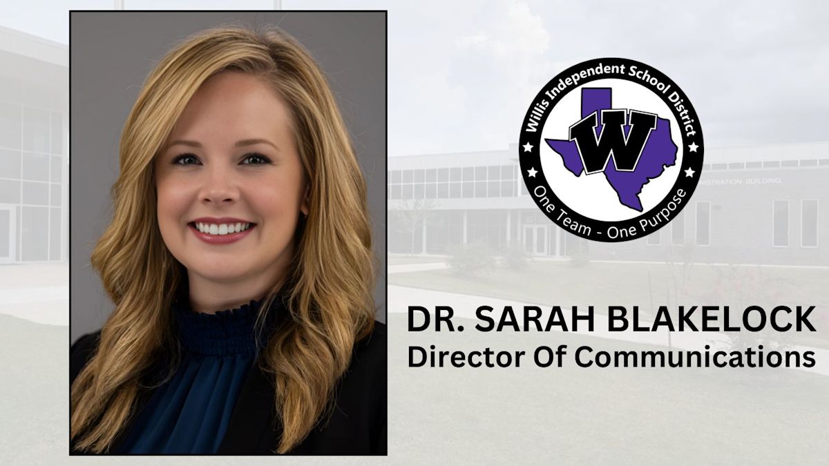 Dr. Sarah Blakelock joins Willis ISD as Director of Communications ...