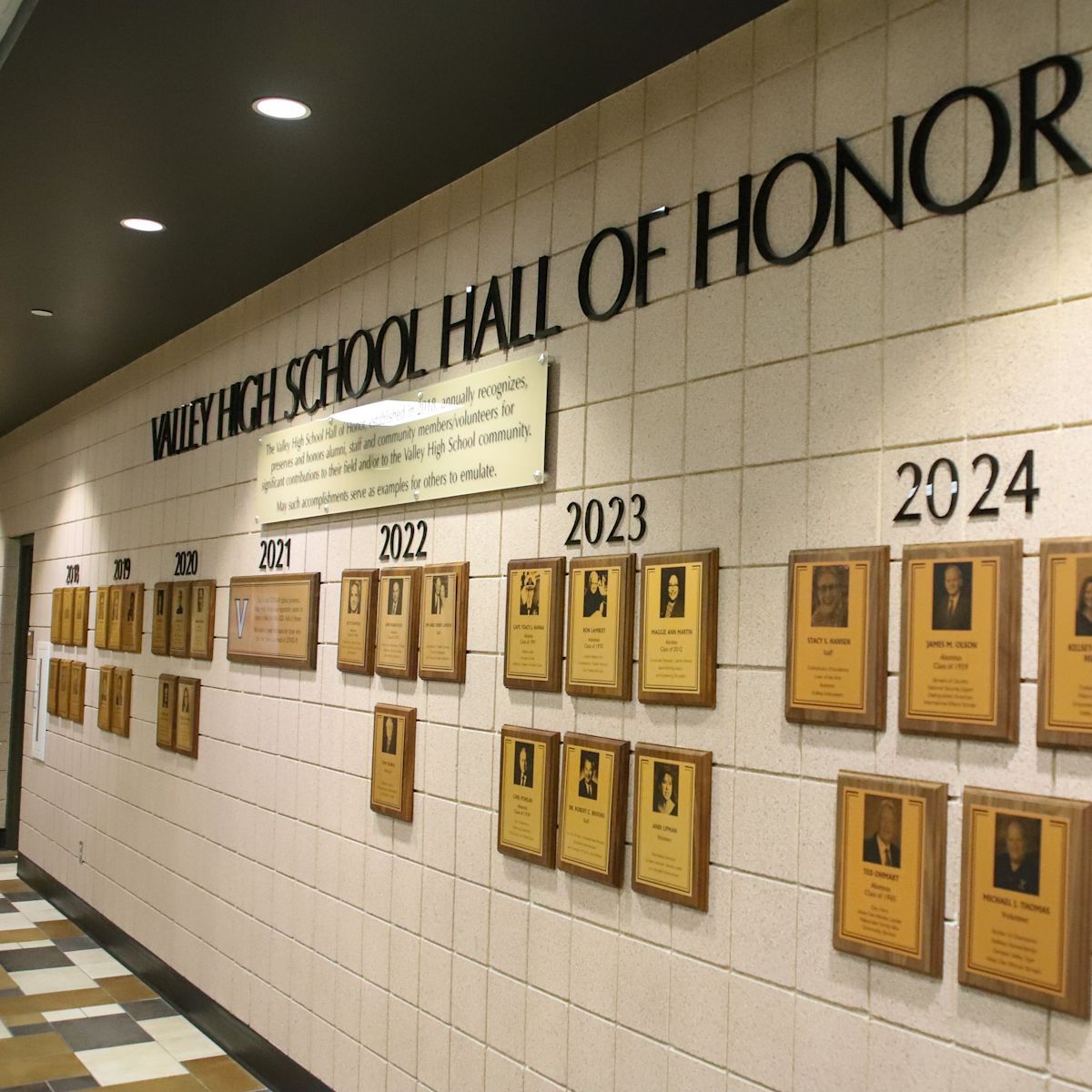 Nominations open for Valley High School Hall of Honor | Default Board ...
