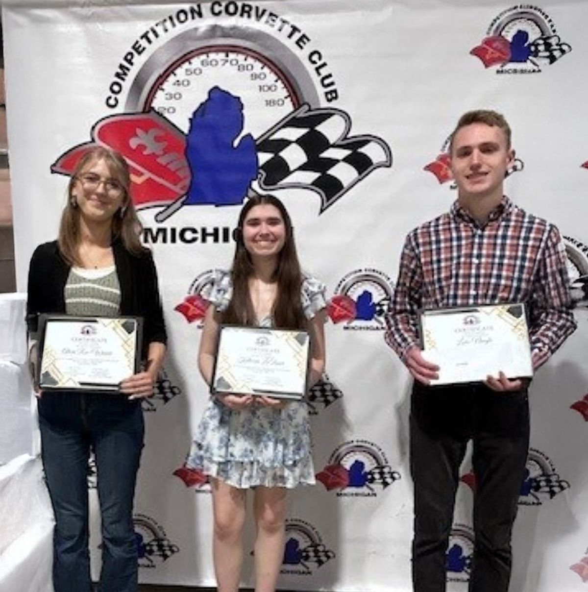 Three Receive Scholarships from Competition Corvette Club of Michigan ...