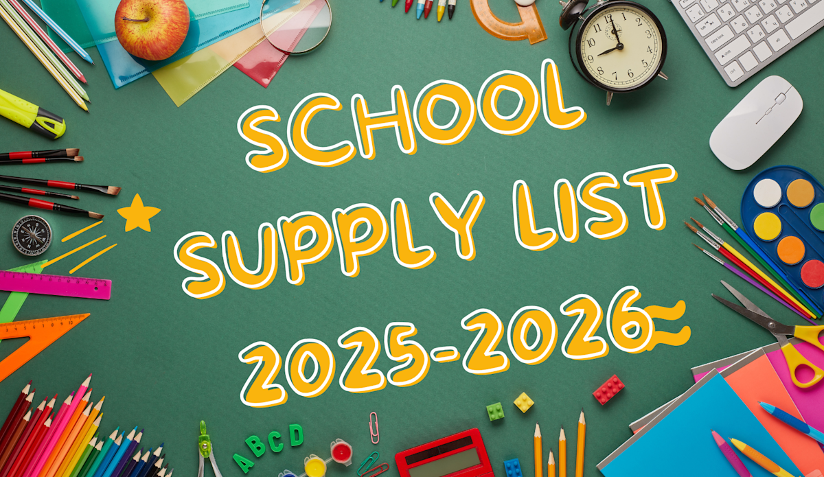 School Supply List 2025-2026 | Mary Woodward News Details