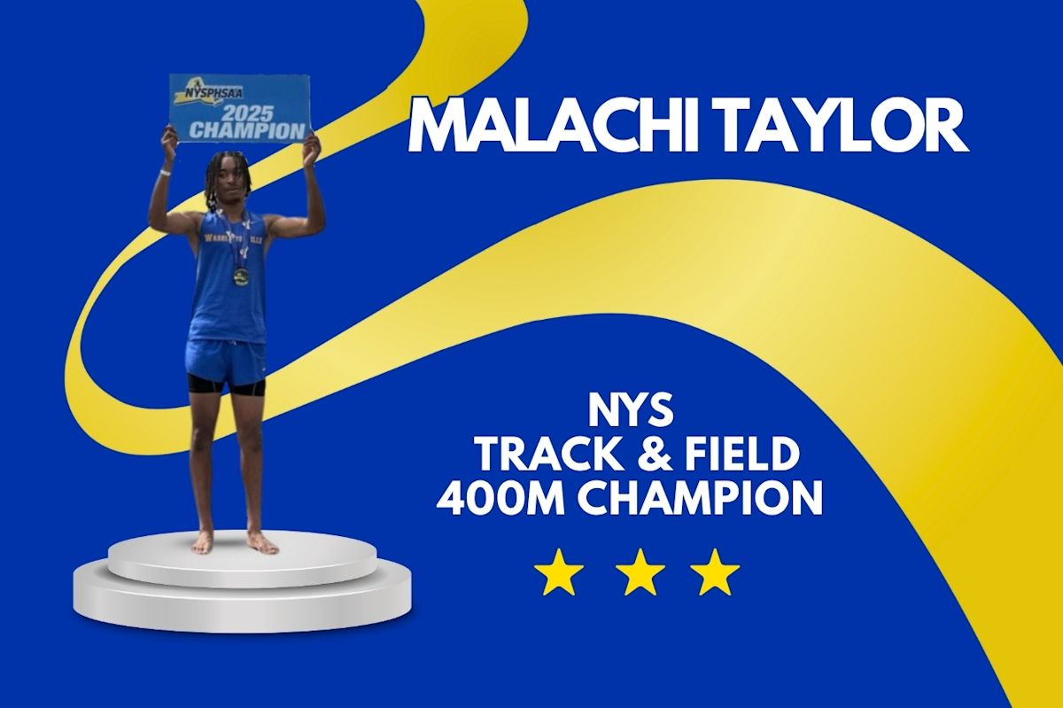 Malachi Taylor ends senior season as NYS 400m Champion | News Story ...
