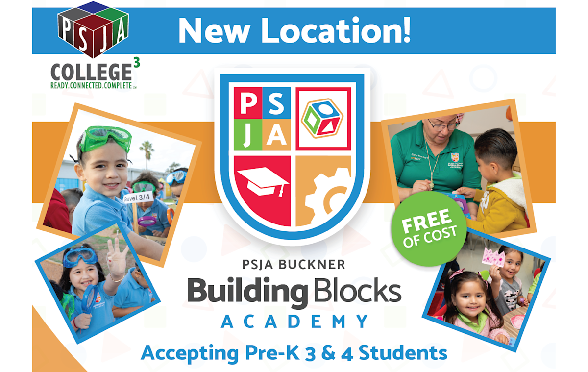PSJA ISD to Open Third Building Blocks Academy in Pharr, Strengthening ...