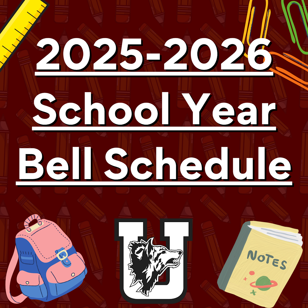 New Bell Schedule for the 2025-2026 School Year | Default Post Page